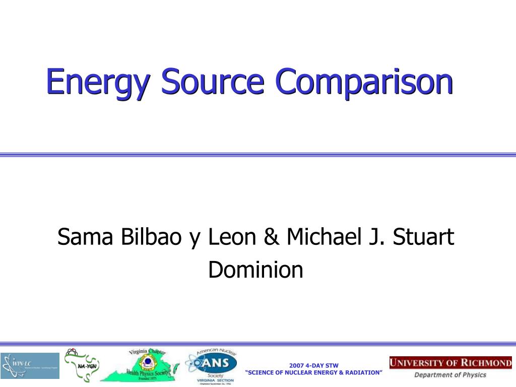 PPT - Energy Source Comparison PowerPoint Presentation, free download ...