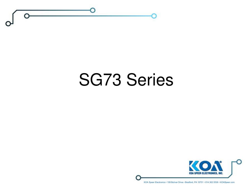 PPT - SG73 Series PowerPoint Presentation, free download - ID:7082654