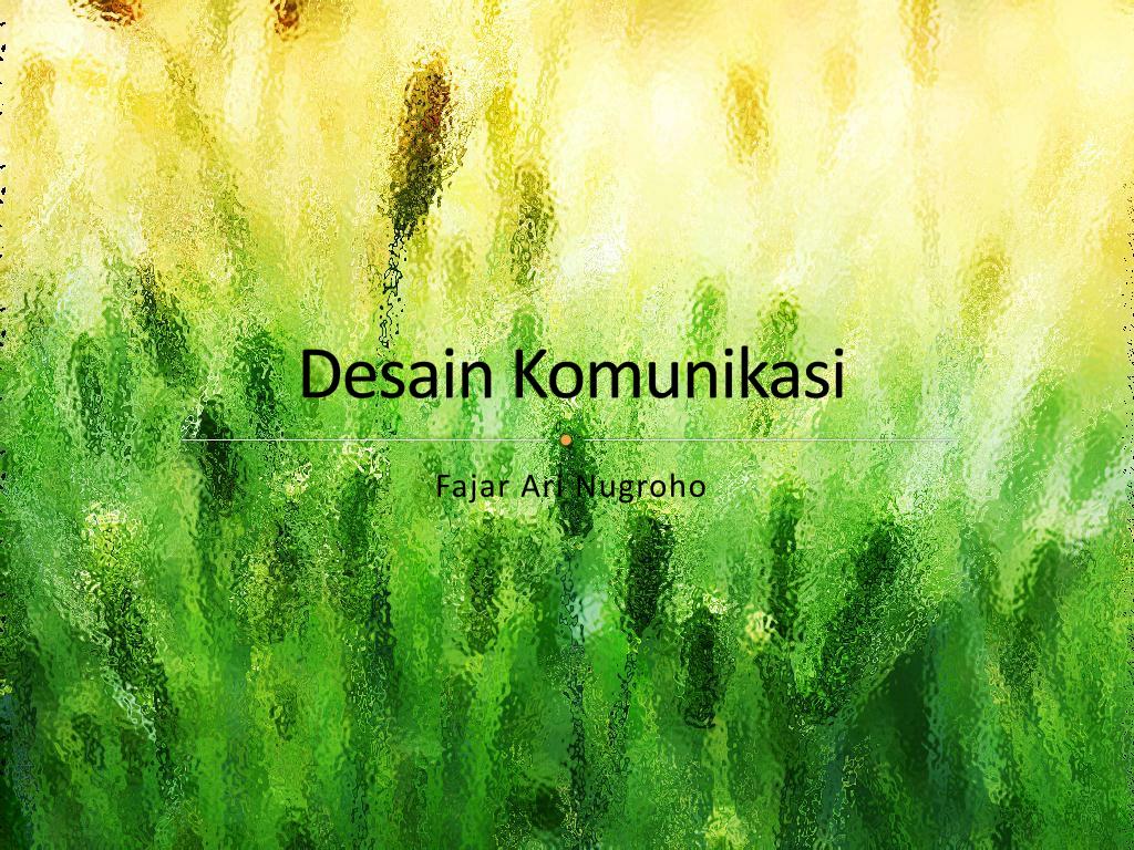 PPT - Desain Komunikasi PowerPoint Presentation, free download - ID:7086558