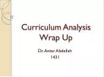 PPT - CURRICULUM ANALYSIS PowerPoint Presentation, free download - ID ...