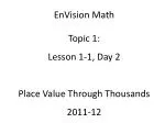 PPT - Topic 1 EnVision Math PowerPoint Presentation, free download - ID ...