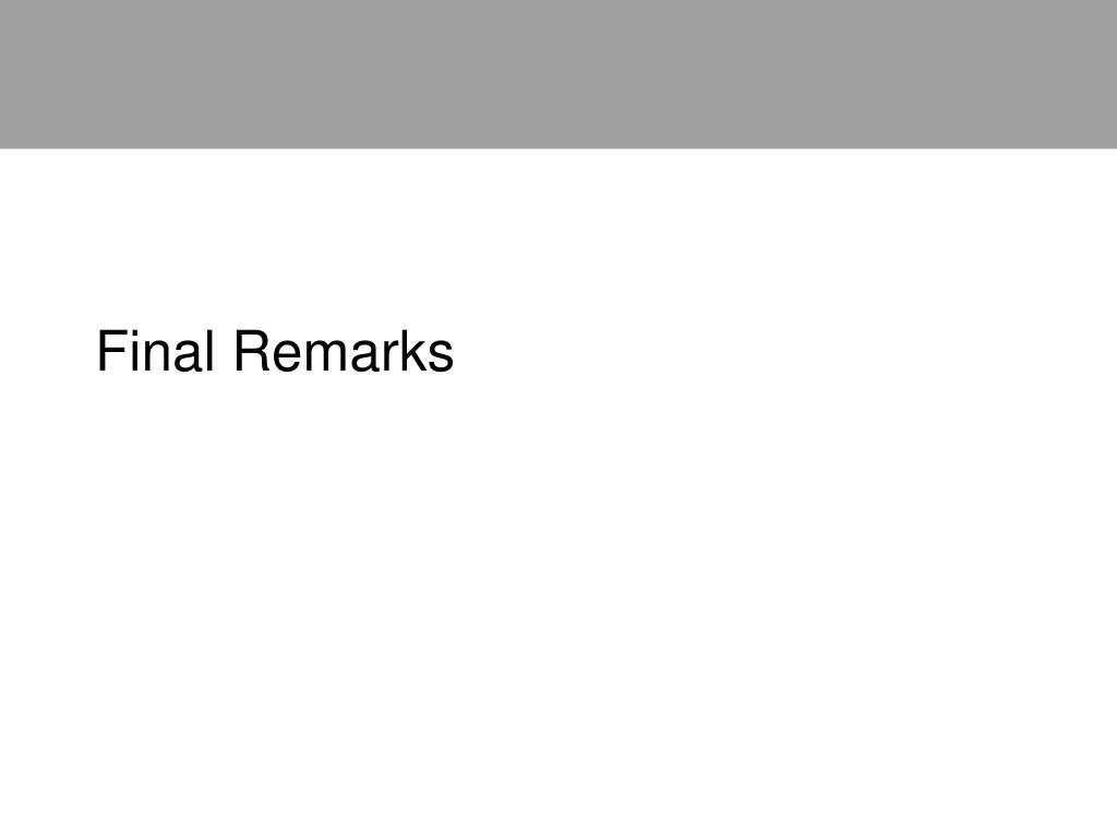 PPT - Final Remarks PowerPoint Presentation, free download - ID:7099674