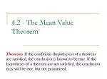 PPT - 4.2 Mean value theorem PowerPoint Presentation, free download ...