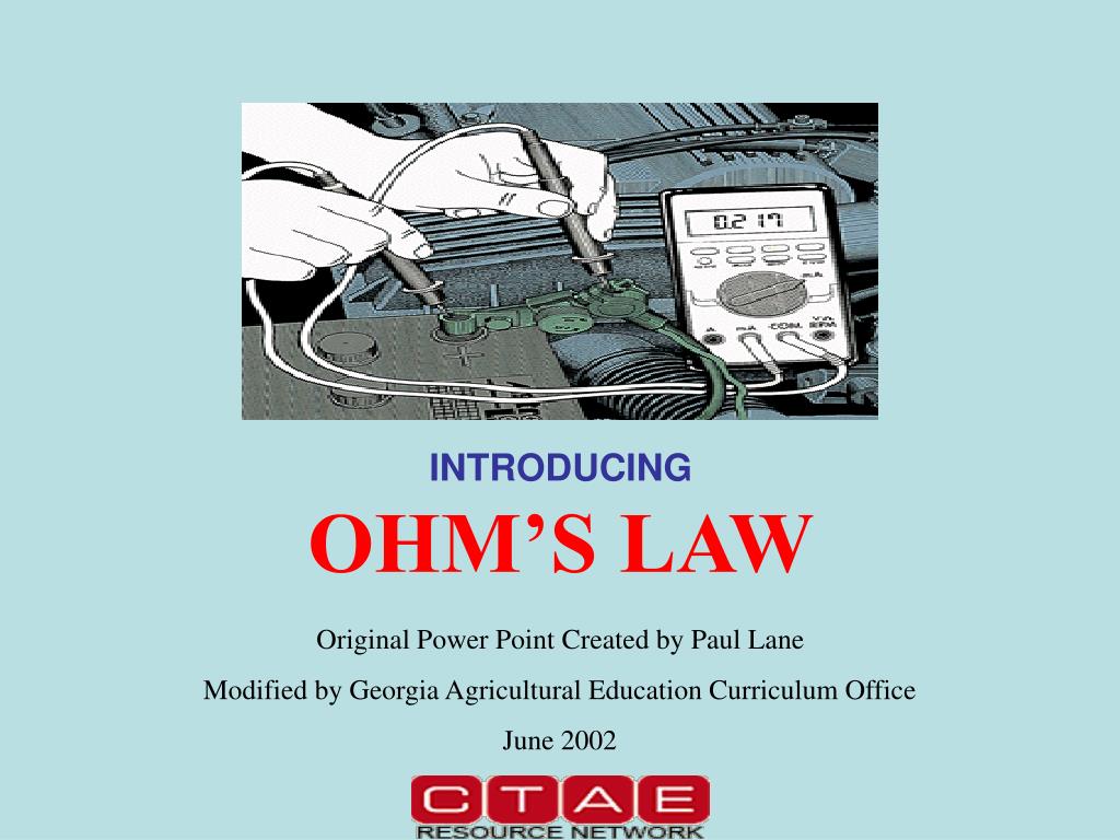 PPT - INTRODUCING OHM’S LAW PowerPoint Presentation, free download - ID ...