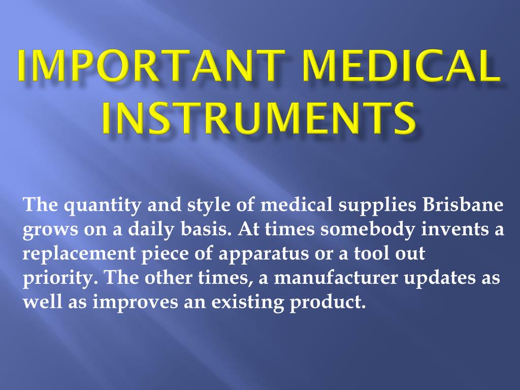 PPT - Important Medical Instruments PowerPoint Presentation, free ...
