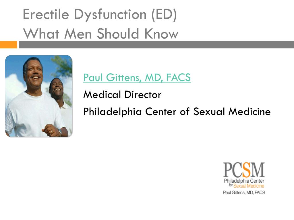 PPT - Erectile Dysfunction (ED) PowerPoint Presentation, free download ...