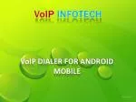 PPT - VoIP Mobile Applications has huge Significance for Both Businesses and Customers ...