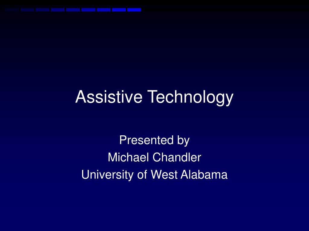 PPT - Assistive Technology Devices PowerPoint Presentation, free ...